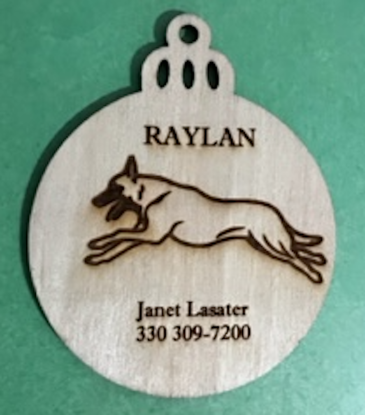 Laser Engraved Wooden Crate Tag – 2023 ABMC National Specialty